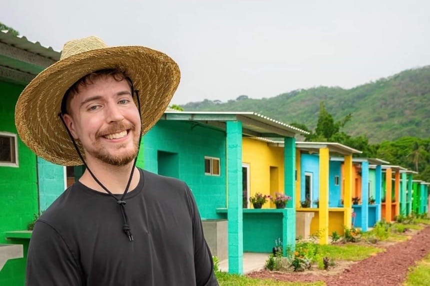 EN COLABORACIÓN CON EL GOBIERNO, YOUTUBER “MR BEAST” CONSTRUYE CASAS EN ...